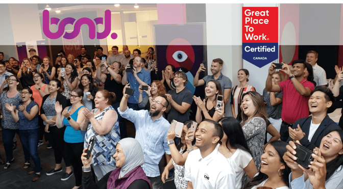 Press Release: Bond Brand Loyalty Certified as a Great Place to Work®